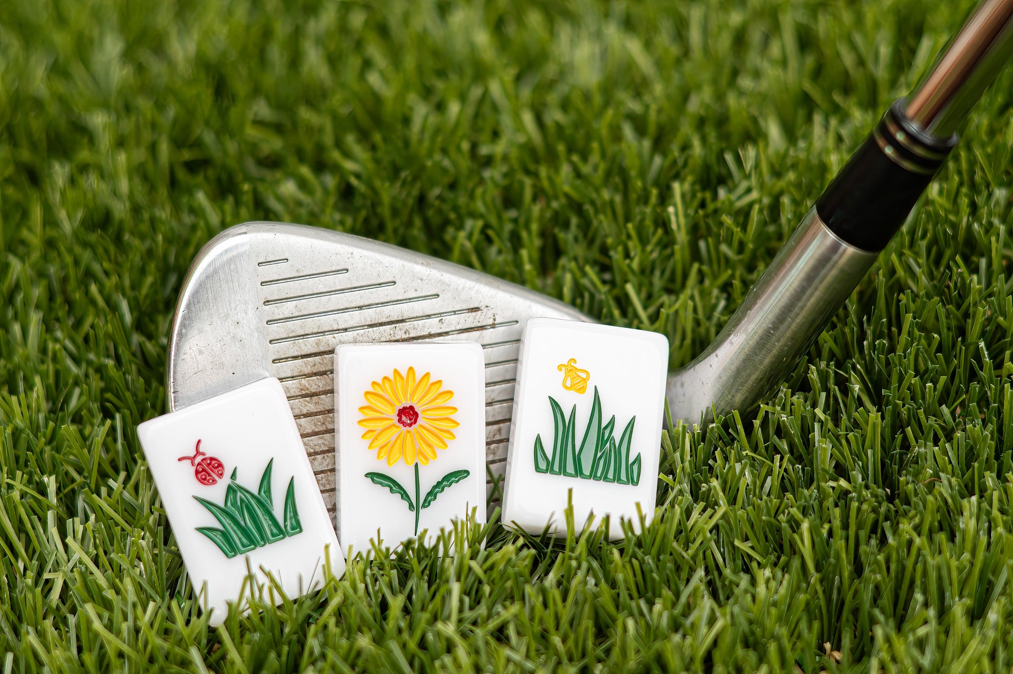 Golf-Themed Luxury Mahjong Tiles: Country Club Mahjong Tile Set ...