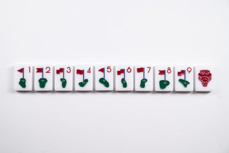 Golf-Themed Luxury Mahjong Tiles: Country Club Mahjong Tile Set ...