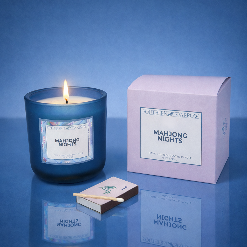 Mahjong Nights Luxury Candle | Lavender & Cedar | Mahjong Candle ...